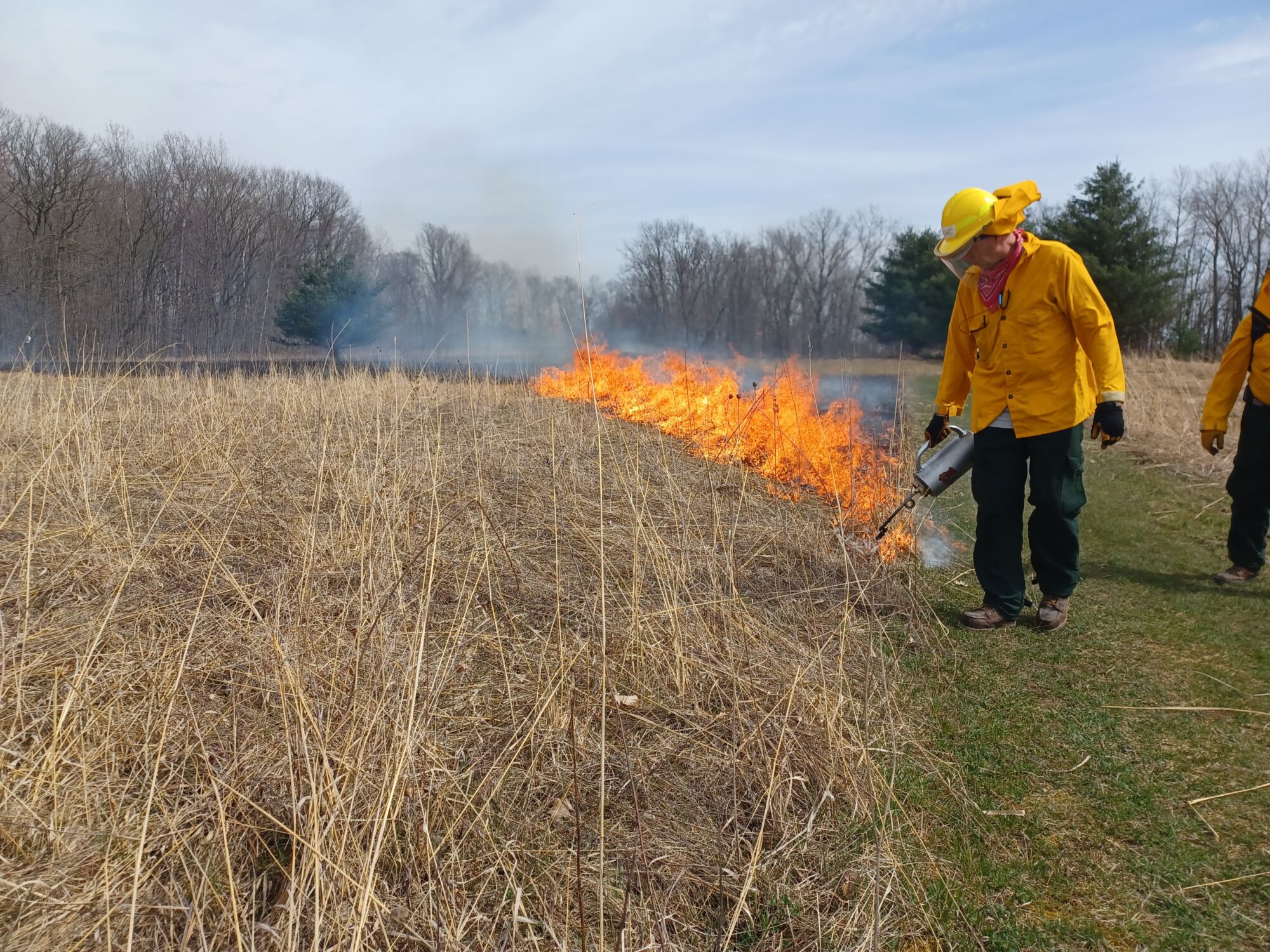 LCWM Prescribed Burn Crew Training - Land Conservancy of West Michigan